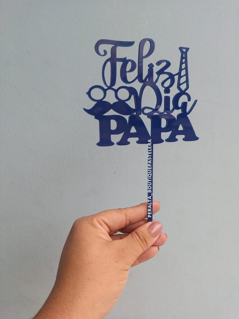 Topper Dia del padre (Paquete x 6 und)